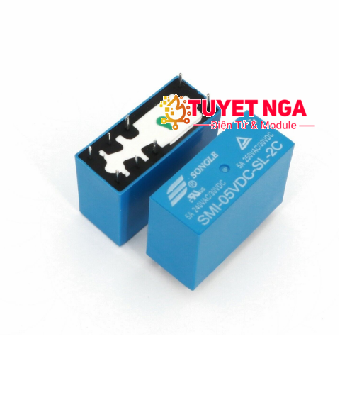 SMI-5VDC-SL-2C Relay 5V 5A 8 Chân – ĐIỆN TỬ TUYẾT NGA