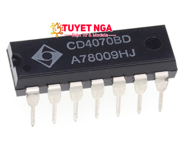 IC 4070 Quad Exclisive-OR Gate HCF4070BE – ĐIỆN TỬ TUYẾT NGA