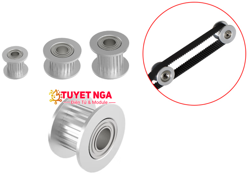 Ròng Rọc 2GT2 20 Răng Trục 5mm Rãnh 6mm – ĐIỆN TỬ TUYẾT NGA