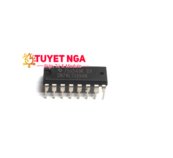 IC 74139 Dual 1-Of-4 Decoder Demultiplexer SN74LS139 – ĐIỆN TỬ TUYẾT NGA