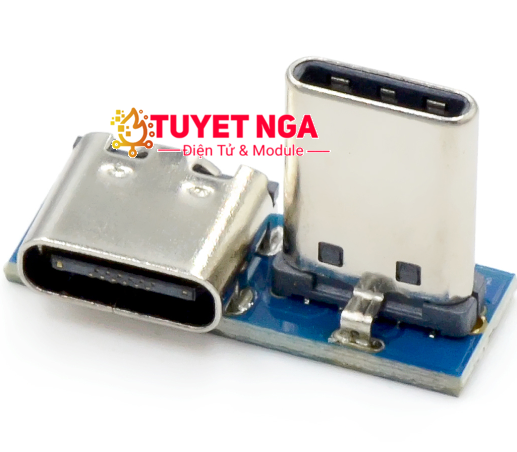 Mạch Chuyển TypeC Đực 24 Pin Sang TypeC Cái 16 Pin – ĐIỆN TỬ TUYẾT NGA