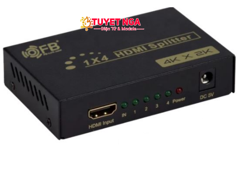 Bộ Chia HDMI HD104 (kèm nguồn) – ĐIỆN TỬ TUYẾT NGA