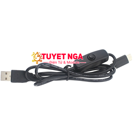 Dây Cấp Nguồn Raspberry Pi 4 5V 3A TypeC – ĐIỆN TỬ TUYẾT NGA