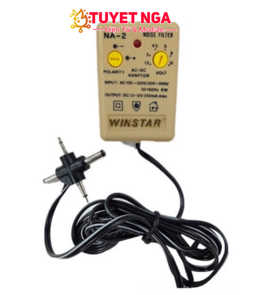 WINSTAR Adapter Đa Năng 1.5 - 12V 350mA NA-2 – ĐIỆN TỬ TUYẾT NGA