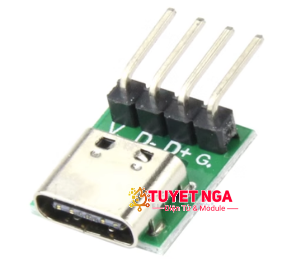 Đế Ra Chân USB 3.1 TypeC (hàn chân cong) – ĐIỆN TỬ TUYẾT NGA