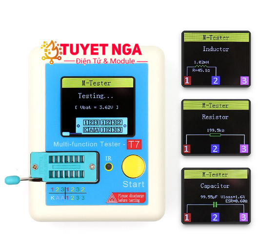LCR-T7 Máy Đo Test Linh Kiện Đa Năng – ĐIỆN TỬ TUYẾT NGA