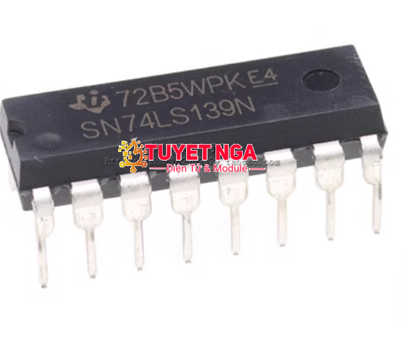 IC 74139 Dual 1-Of-4 Decoder Demultiplexer SN74LS139 – ĐIỆN TỬ TUYẾT NGA