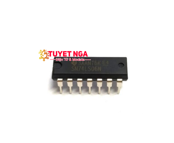 IC 7406 Hex Inverter Buffer Driver SN74LS06 – ĐIỆN TỬ TUYẾT NGA