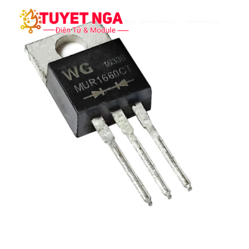 Diode WG MUR1660CT 16A 600V TO-220 – ĐIỆN TỬ TUYẾT NGA