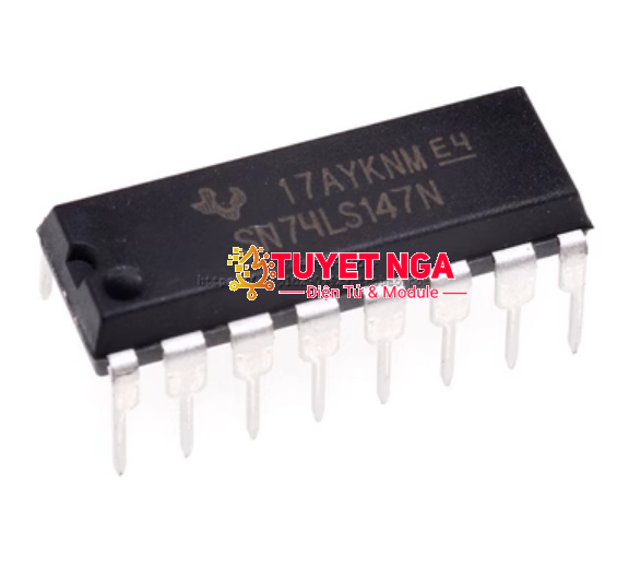 IC 74147 Decimal-To-BCD SN74LS147 – ĐIỆN TỬ TUYẾT NGA