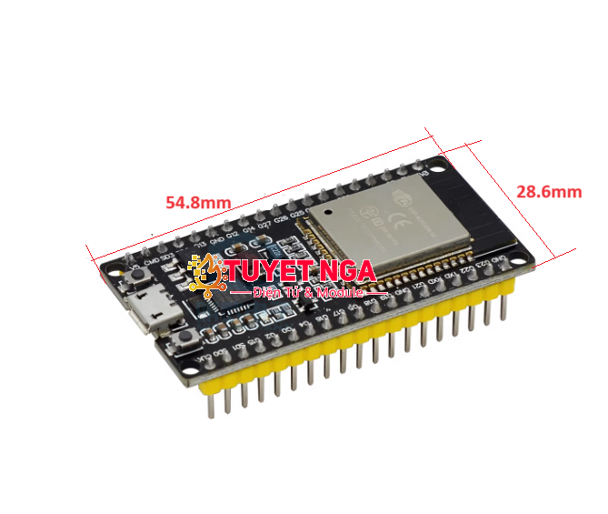 Kit Rf Thu Phát Wifi Ble Nodemcu Lua Esp32 38 Chân Nhỏ ĐiỆn TỬ TuyẾt Nga