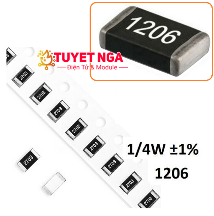 Điện Trở 360 Ohm 1206 1% – ĐIỆN TỬ TUYẾT NGA