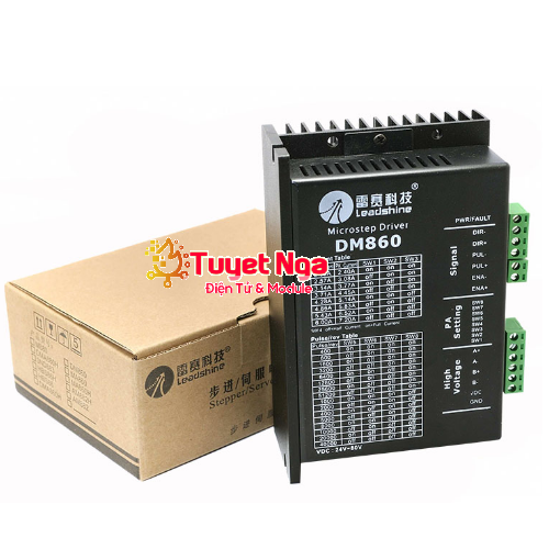 Driver Điều Khiển Động Cơ Bước Leadshine DM860 – ĐIỆN TỬ TUYẾT NGA