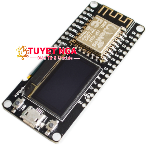 Module Wifi ESP8266 NodeMCU Oled 0.96 inch – ĐIỆN TỬ TUYẾT NGA
