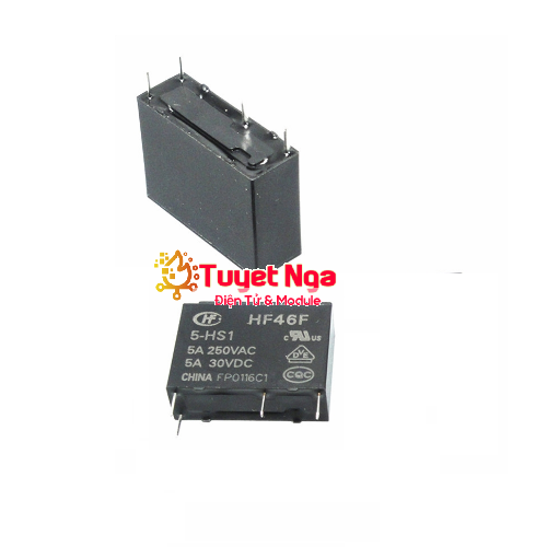 HF46F-05-HS1 Relay 5V 5A 4 Chân – ĐIỆN TỬ TUYẾT NGA