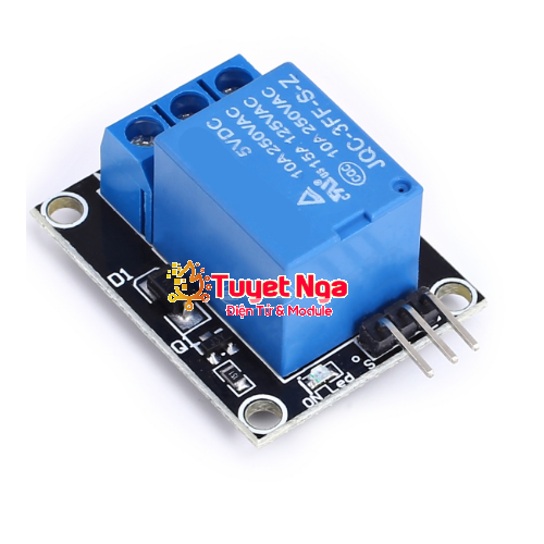 Module 1 Relay Kích Mức Cao 5V – ĐIỆN TỬ TUYẾT NGA