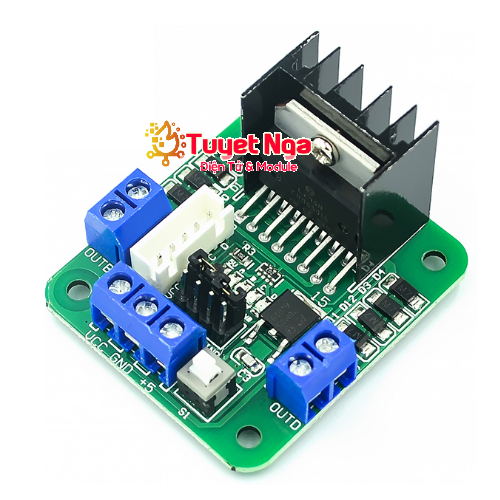 L298N Điều Khiển Động Cơ DC Xanh – ĐIỆN TỬ TUYẾT NGA
