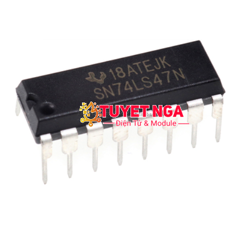 IC 7447 Decoder Driver SN74LS47 – ĐIỆN TỬ TUYẾT NGA