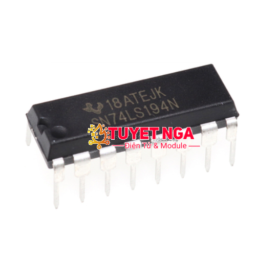 IC 74194 Bidirectional Universal Shift Register SN74LS194 – ĐIỆN TỬ ...