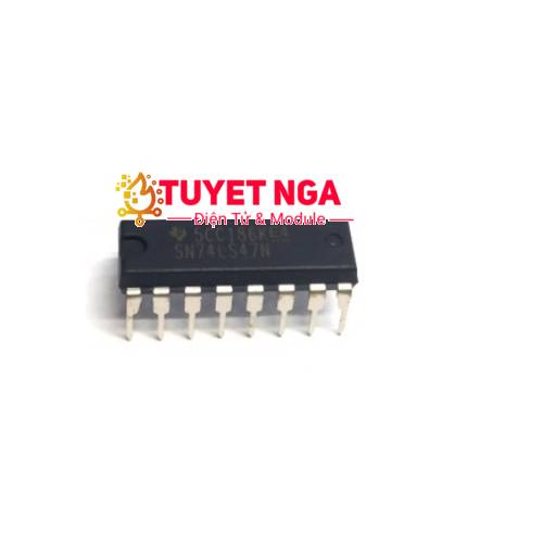 IC 7447 Decoder Driver SN74LS47 – ĐIỆN TỬ TUYẾT NGA