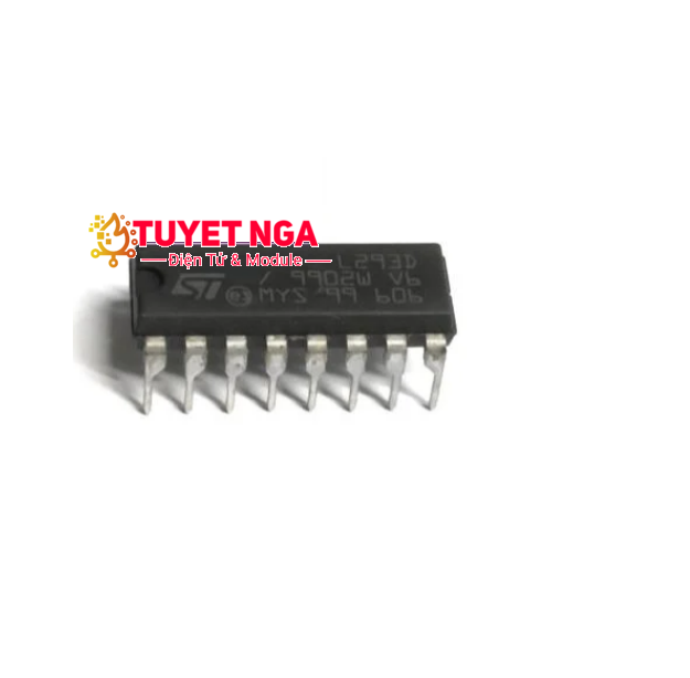 L293D IC 293 Motor Driver Điều Khiển Động Cơ Có Chổi Than – ĐIỆN TỬ ...