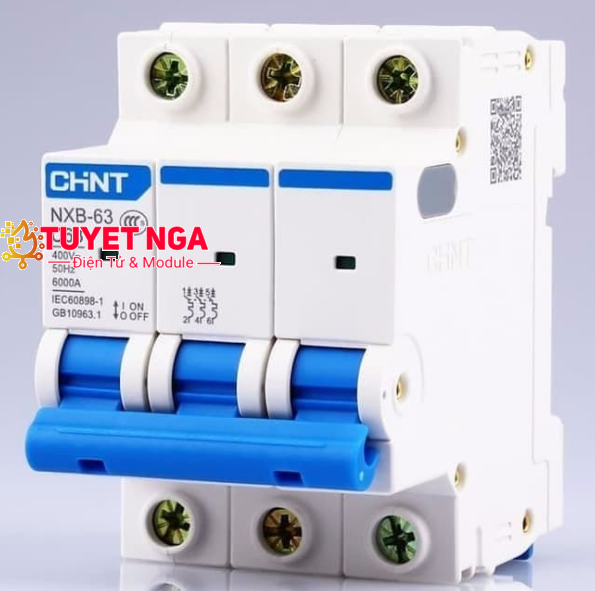 Chint NXB-63 MCB 3P 20A C20 CB Tép – ĐIỆN TỬ TUYẾT NGA