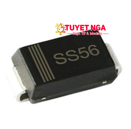 SS56 Schottky Diode 5A 60V DO-214AA – ĐIỆN TỬ TUYẾT NGA