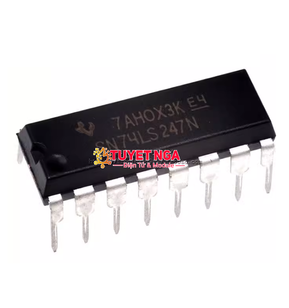 IC 74247 Decoder Driver SN74LS247 – ĐIỆN TỬ TUYẾT NGA