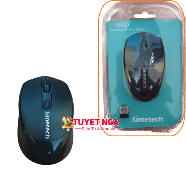 SIMETECH Chuột Không Dây S990 – ĐIỆN TỬ TUYẾT NGA