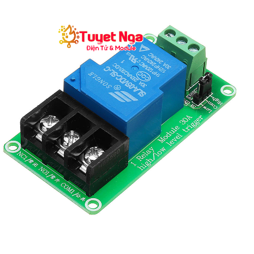 Module 1 Relay Kích Mức Cao Thấp 12V 30A – ĐIỆN TỬ TUYẾT NGA