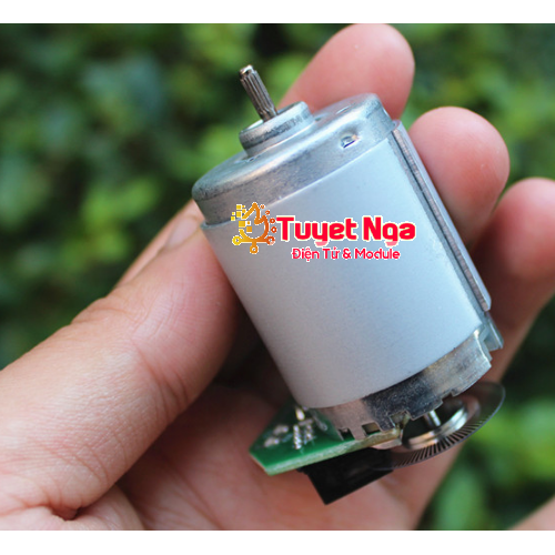 Động Cơ DC 385 Encoder 100 Xung – ĐIỆN TỬ TUYẾT NGA