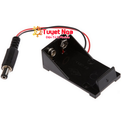 Hộp Đế Pin 9V Kèm Jack DC – ĐIỆN TỬ TUYẾT NGA