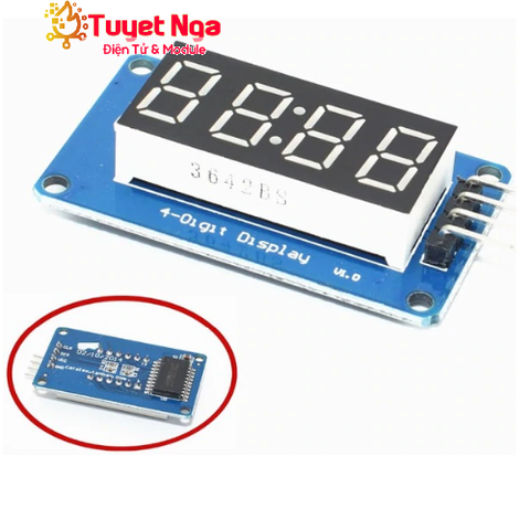Mạch Hiển Thị 8 Led 7 Đoạn Ic 74HC595 – ĐIỆN TỬ TUYẾT NGA