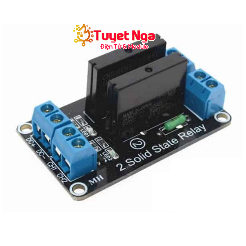 Module SSR 2 Relay 5VDC Kích Mức Thấp – ĐIỆN TỬ TUYẾT NGA