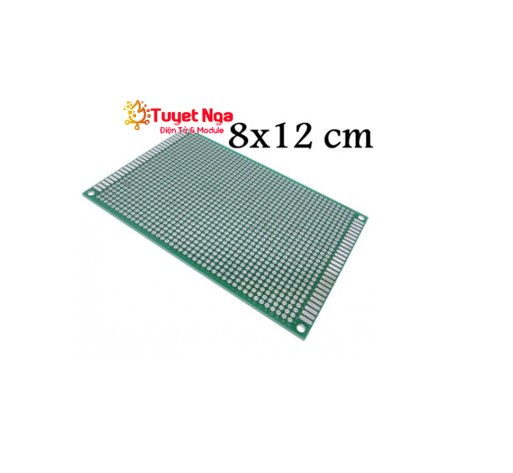 PCB Phủ Xanh 2 Mặt 8x12cm – ĐIỆN TỬ TUYẾT NGA