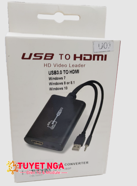 Bộ Chuyển Đổi USB 3.0 Sang HDMI Converter – ĐIỆN TỬ TUYẾT NGA
