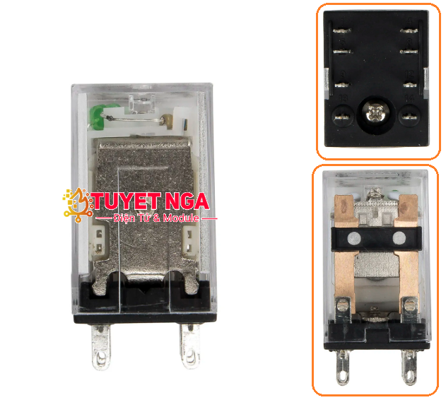 HH52PL(MY2) Relay Trung Gian Rone 12V 5A 8 Chân – ĐIỆN TỬ TUYẾT NGA