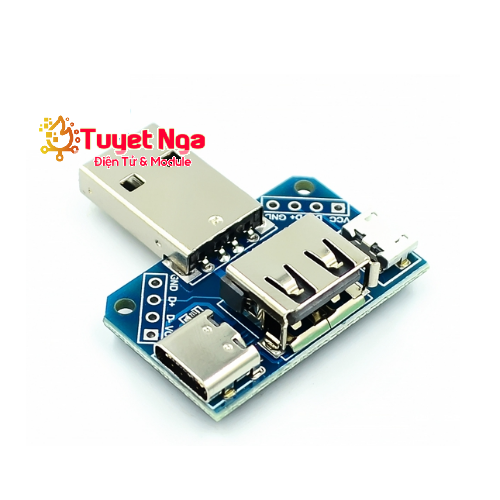 Mạch Chuyển USB Đực Sang USB Cái Micro USB TypeC – ĐIỆN TỬ TUYẾT NGA