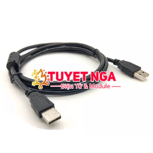 Dây USB 2 Đầu Đực Dài 1.5m – ĐIỆN TỬ TUYẾT NGA