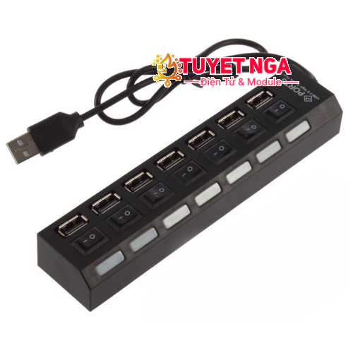 Hub Chia 7 Cổng USB 2.0 – ĐIỆN TỬ TUYẾT NGA