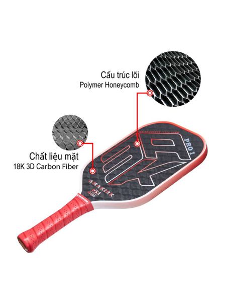 Vợt Pickleball AMAKIRK PRO 1 18K3D 16mm (AMK-Pro1 18K3D) – Shop eTennis.vn