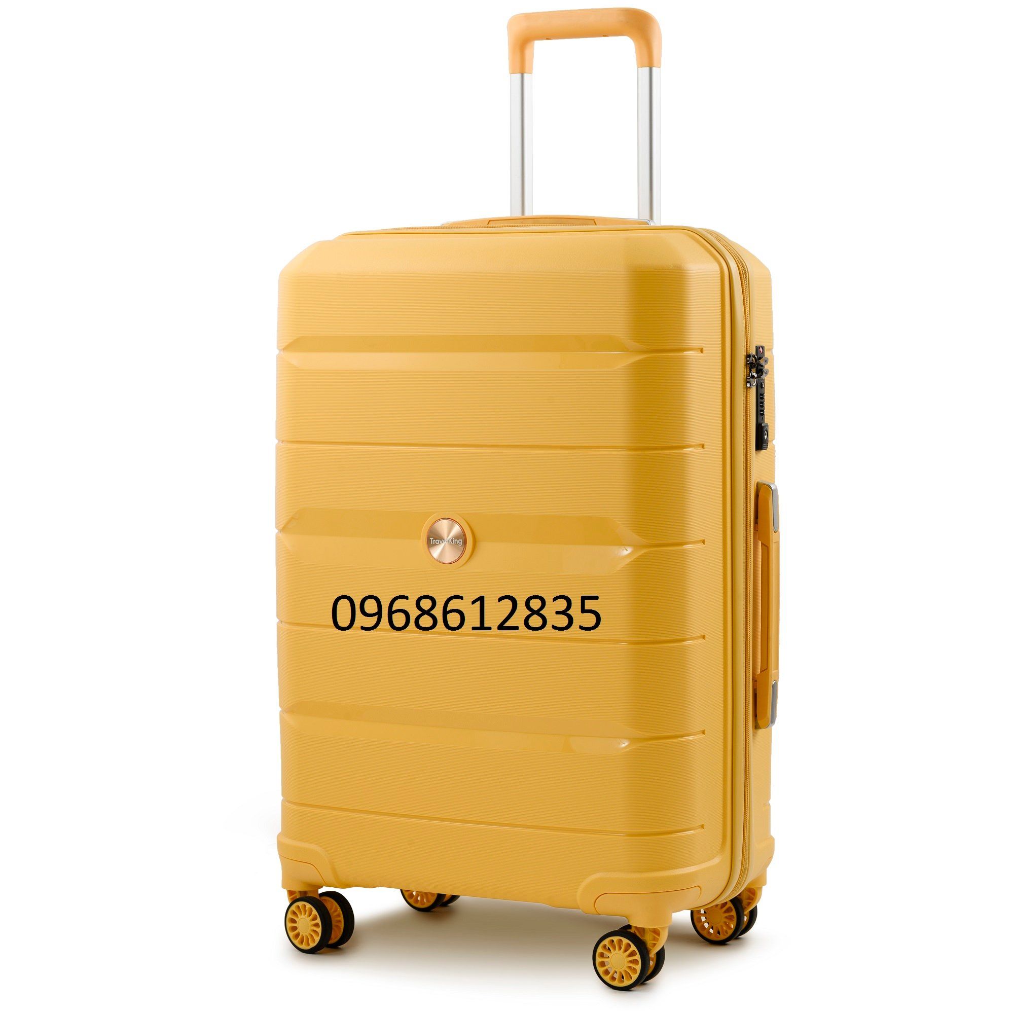 Vali Chống Bể 100% PP883 Size 28 Màu Vàng – Balo Chính Hãng