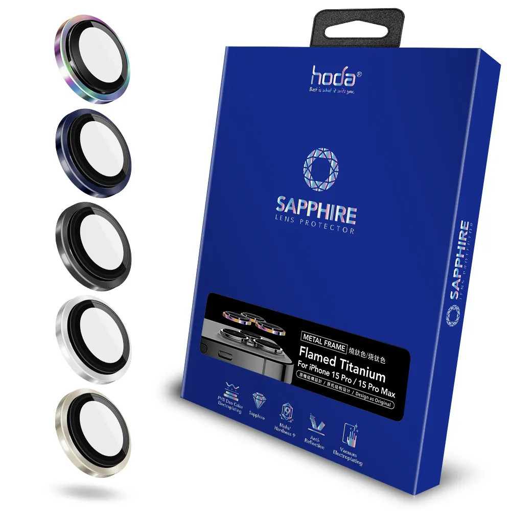 Viền Lens Camera iPhone 15 Series Hoda Sapphire | PukiVN – Pukivn