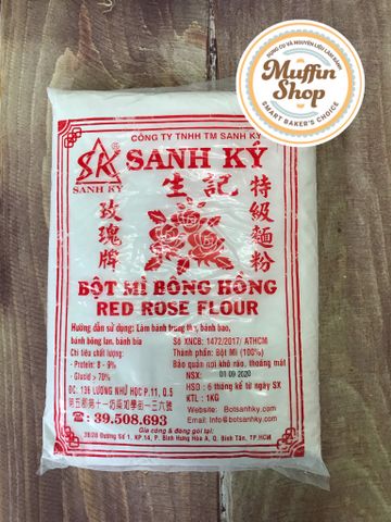 Bột mì 3 Bông Hồng Xanh bao 25kg – Muffinshop Smart Baker's Choice ...