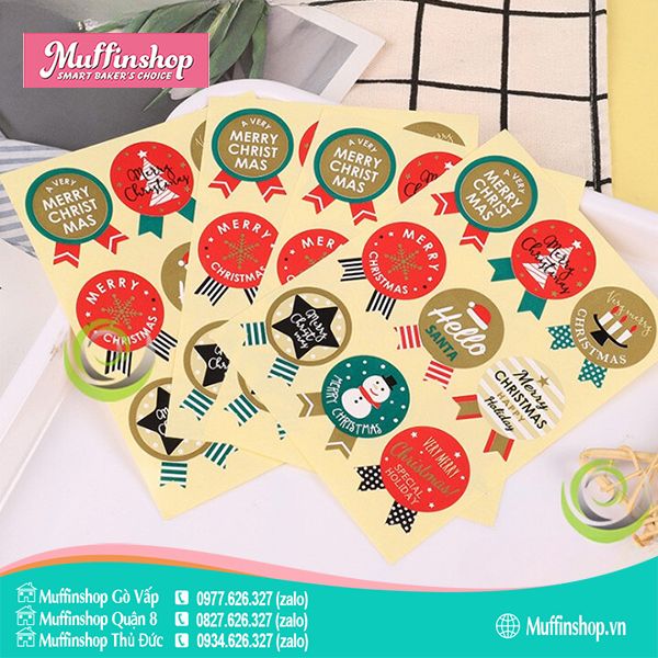 Tem tết tờ 3 hoa – Muffinshop Smart Baker's Choice