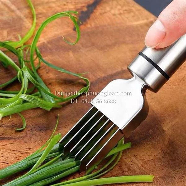 Dao chẻ hành lá đa năng 6 lưỡi – Dungcubepphuongloan.Com.Vn