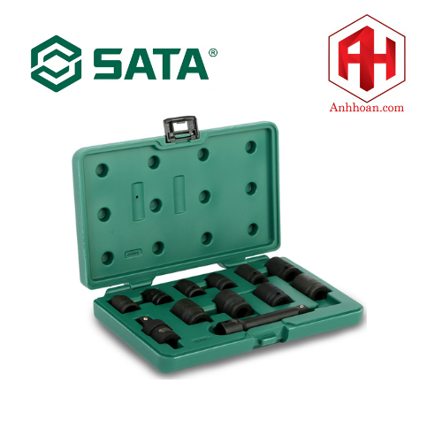 Bộ đầu tuýp đen 1/2" 12 chi tiết SATA 09009