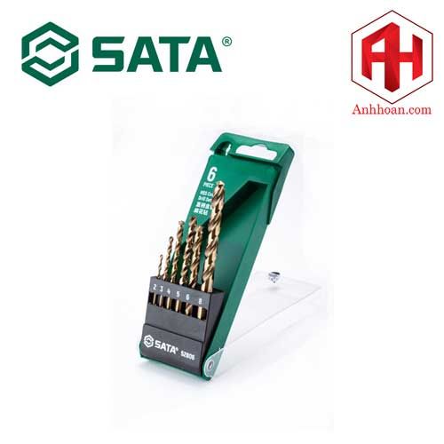 Bộ mũi khoan xoắn bộ 6 cái SATA 52806