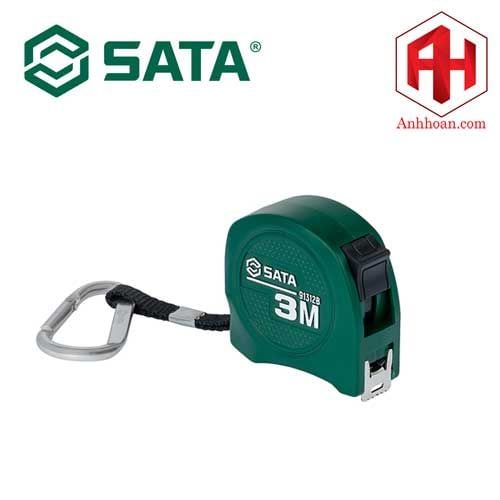 Thước cuộn thép 2 mặt 16mm*3m SATA 91312B