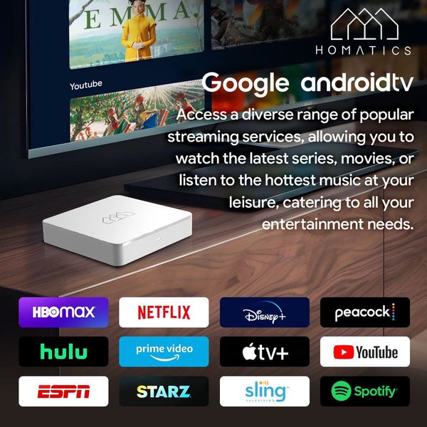 HOMATICS Box R Lite 4K Android 11 với Netflix 4K – MyTV Box